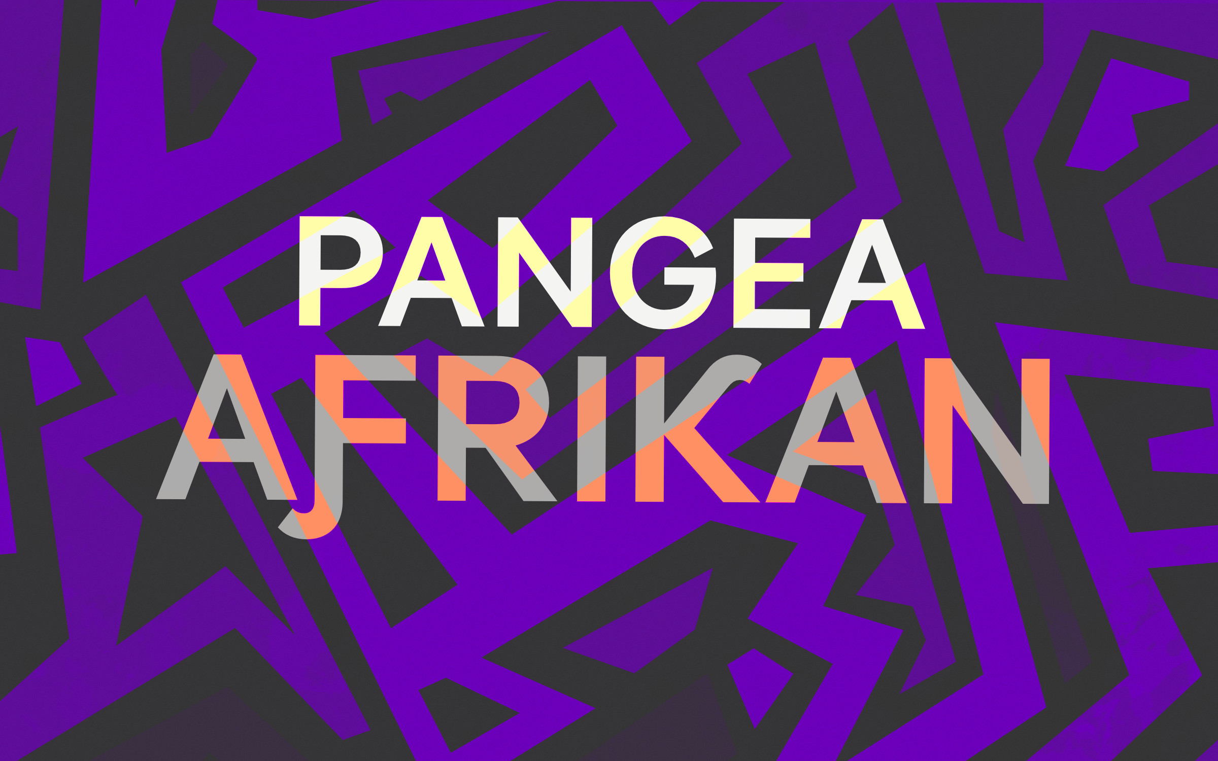 Pangea Afrikan - Fontwerk