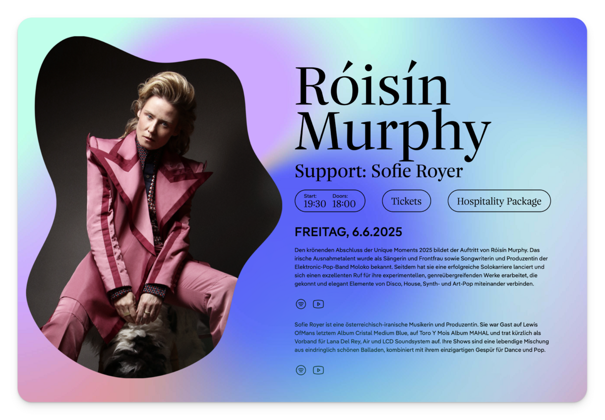 Unique Moments - Fontwerk